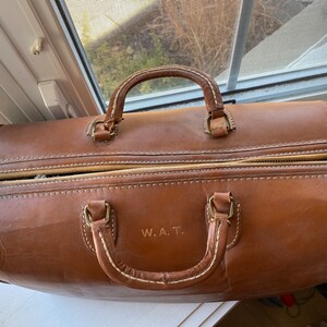 Vintage Brown Leather Doctors Bag, House Calls Bag, Physician Bag ...
