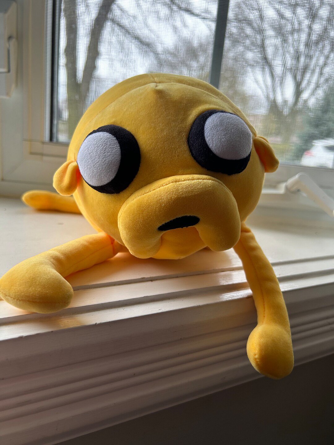 Jake the Dog Plush Toy, Cartoon Network, Miniso Yellow Dog - Etsy UK