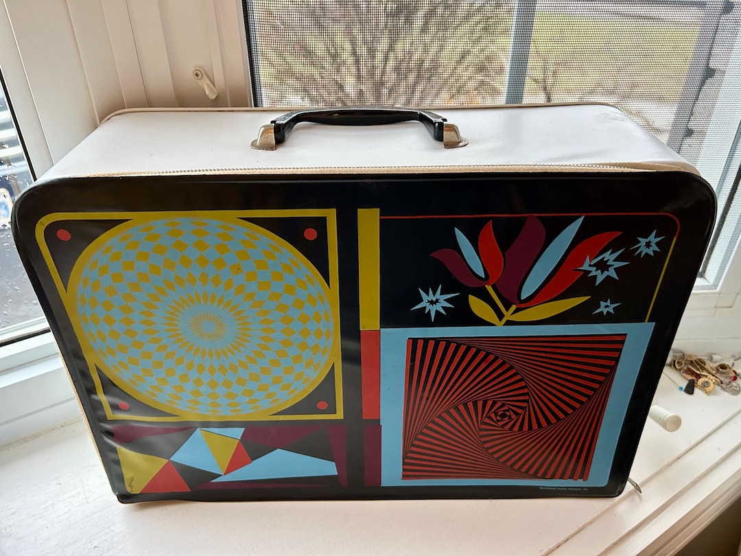Retro Funky Case, Standard Plastic Products Inc., Vintage Carrying Case ...