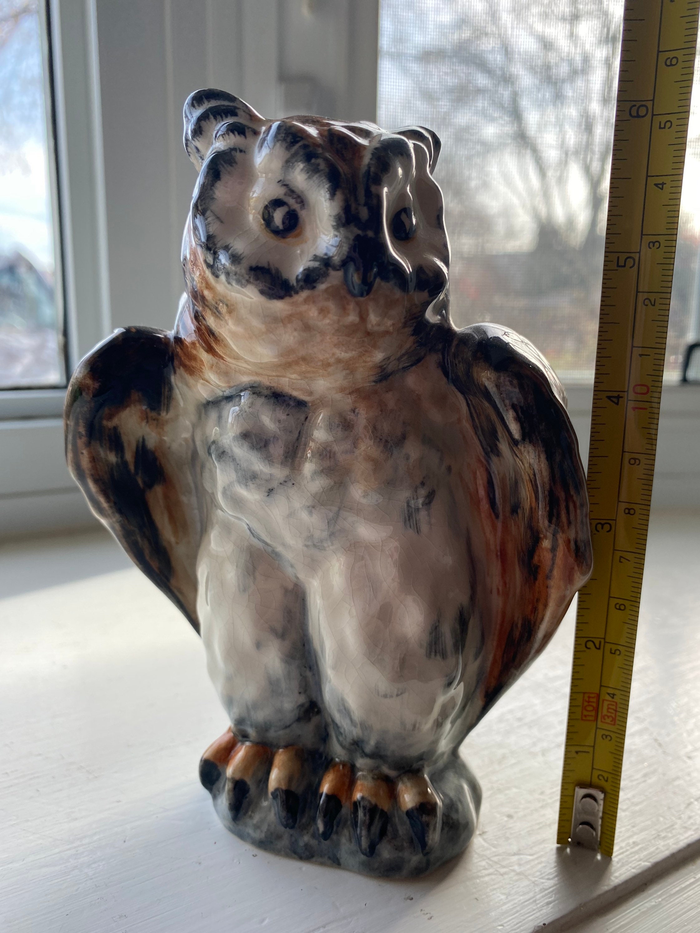 Vintage Goldscheider Ceramic Owl Made by Myott Son & Co - Etsy