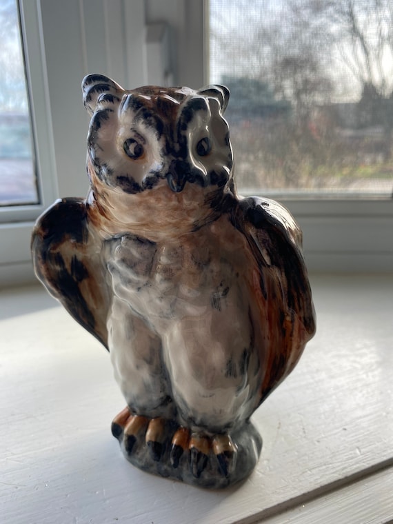 Vintage Goldscheider Ceramic Owl Made by Myott Son & Co - Etsy