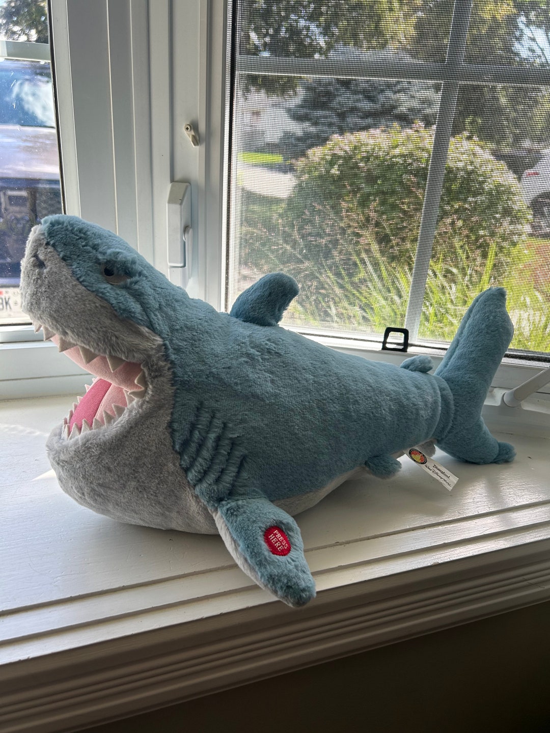 Disney Finding Nemo bruce Talking Plush Shark, Disney Parks Authentic ...