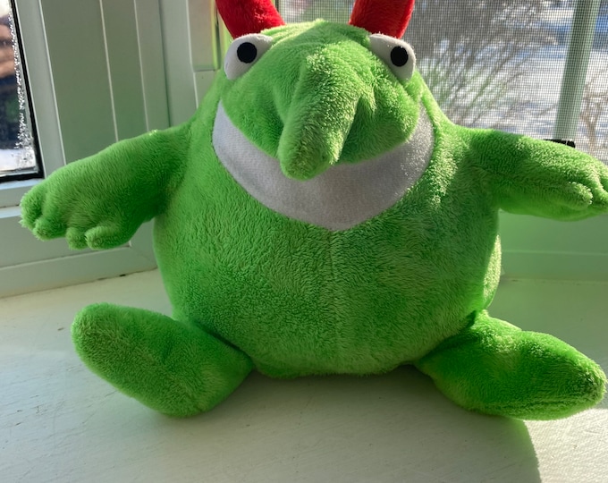 Just for Laughs Victor Plush Mascot Toy, Just for Laughs, Green Monster ...