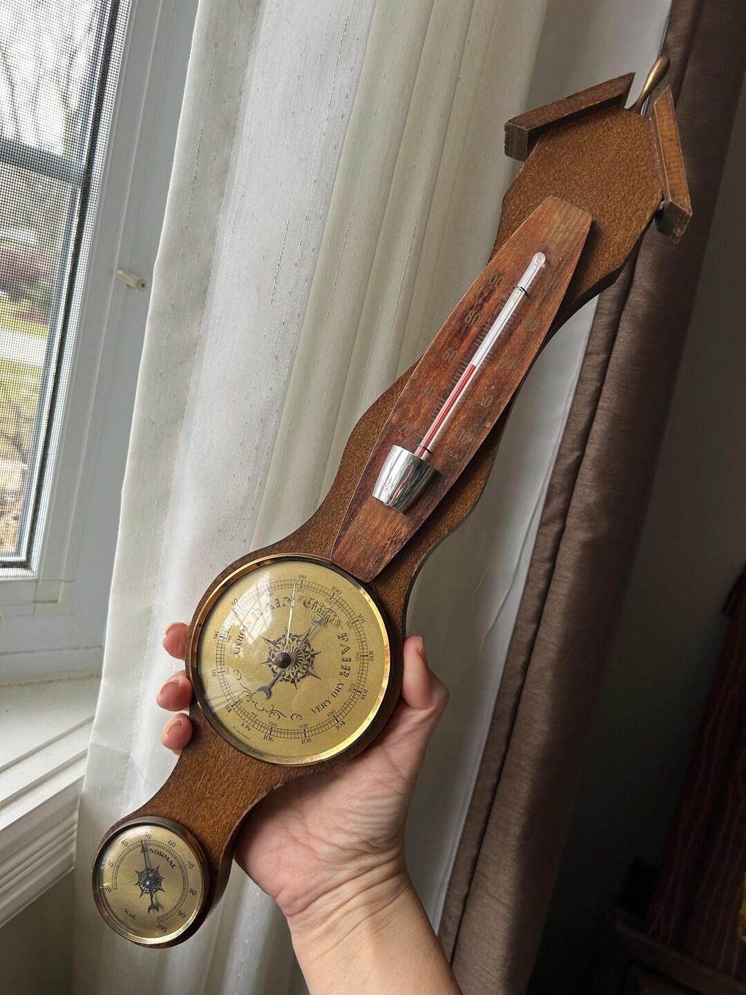 Vintage Taylor Wooden Weather Station, Made in West Germany, Hygro - Etsy