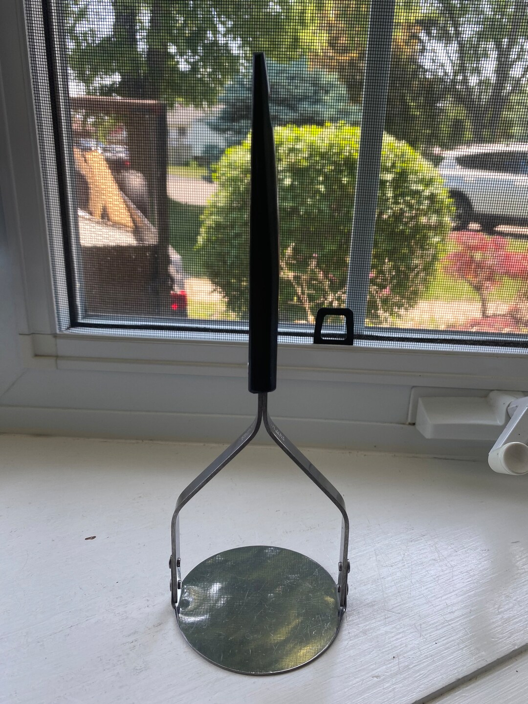 Vintage Potato Masher With a Solid Blade, Retro Vegetable Masher ...