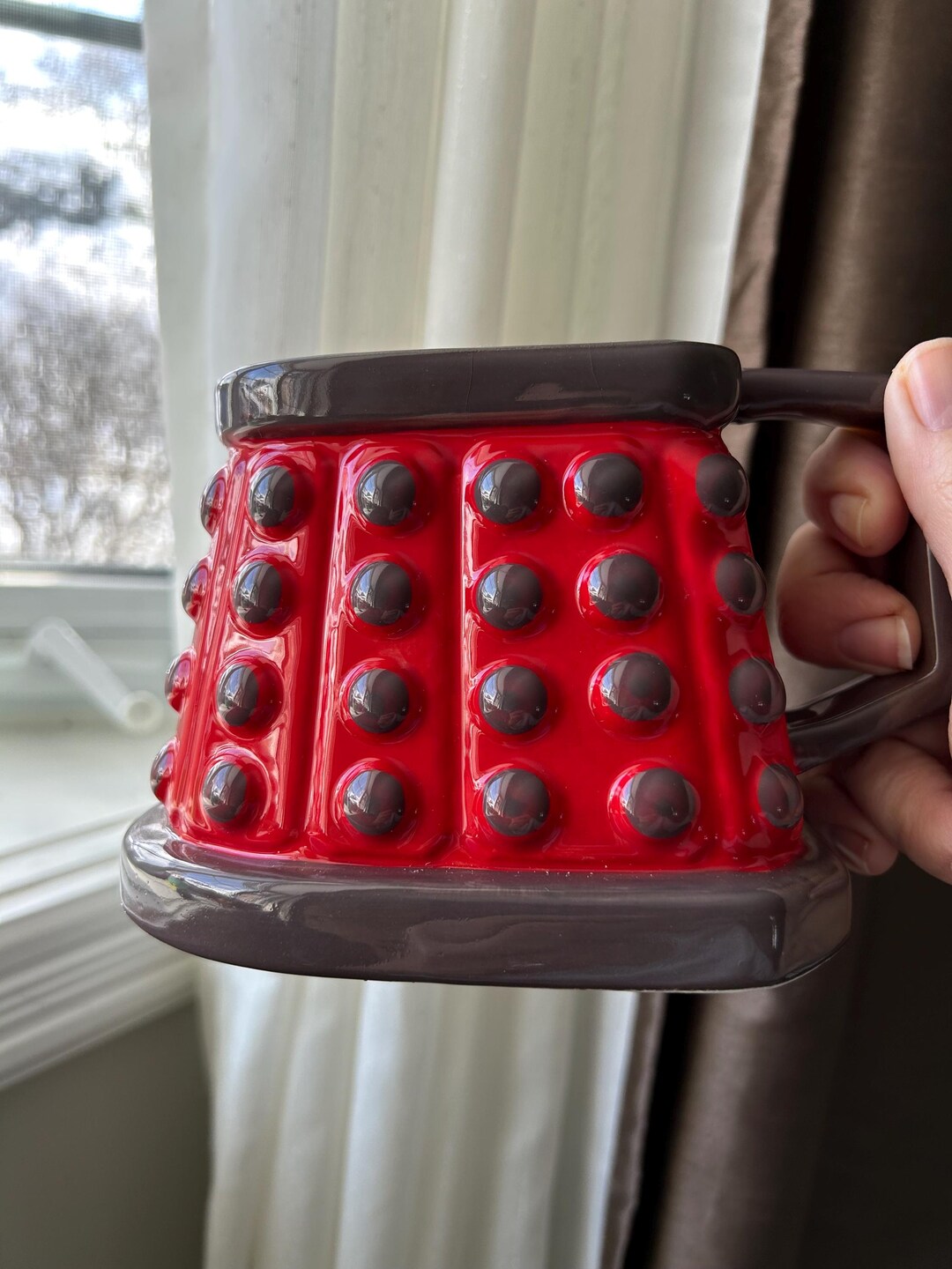 Doctor Who 3D Red Dalek Mug, Large Dalek Mug, Exterminate! - Etsy