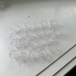 Vintage Christmas Tulip Light Covers, Clear Plastic, Set of 24 - Etsy