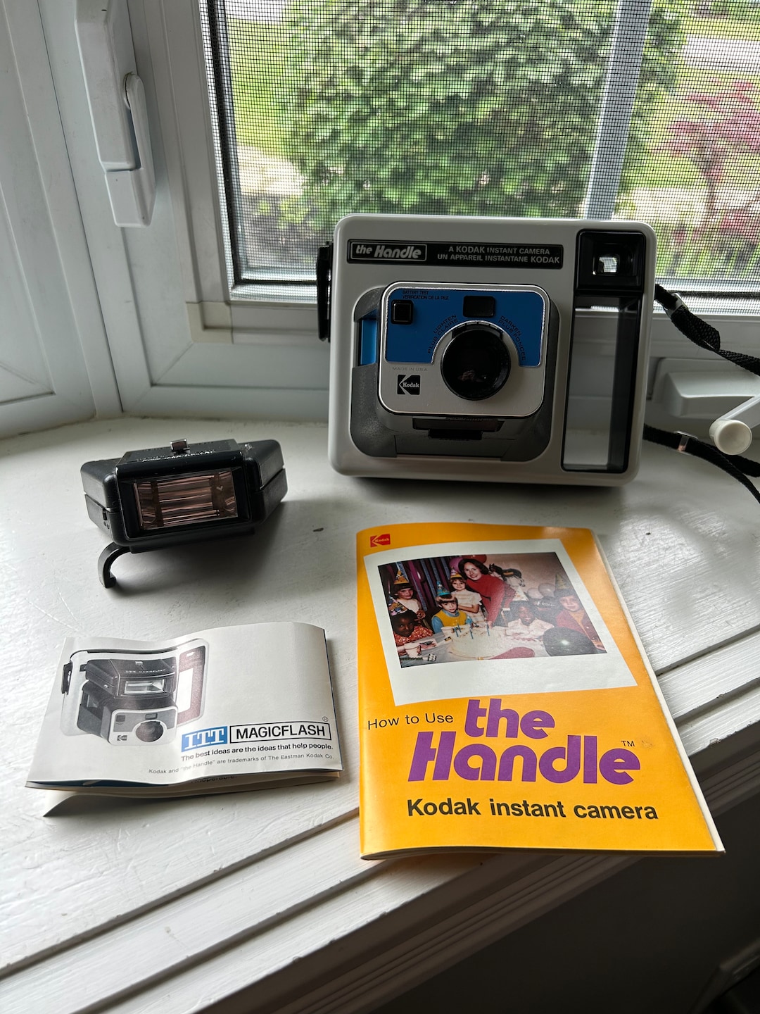 Vintage Kodak “the Handle” Instant Camera, Original Box and ...