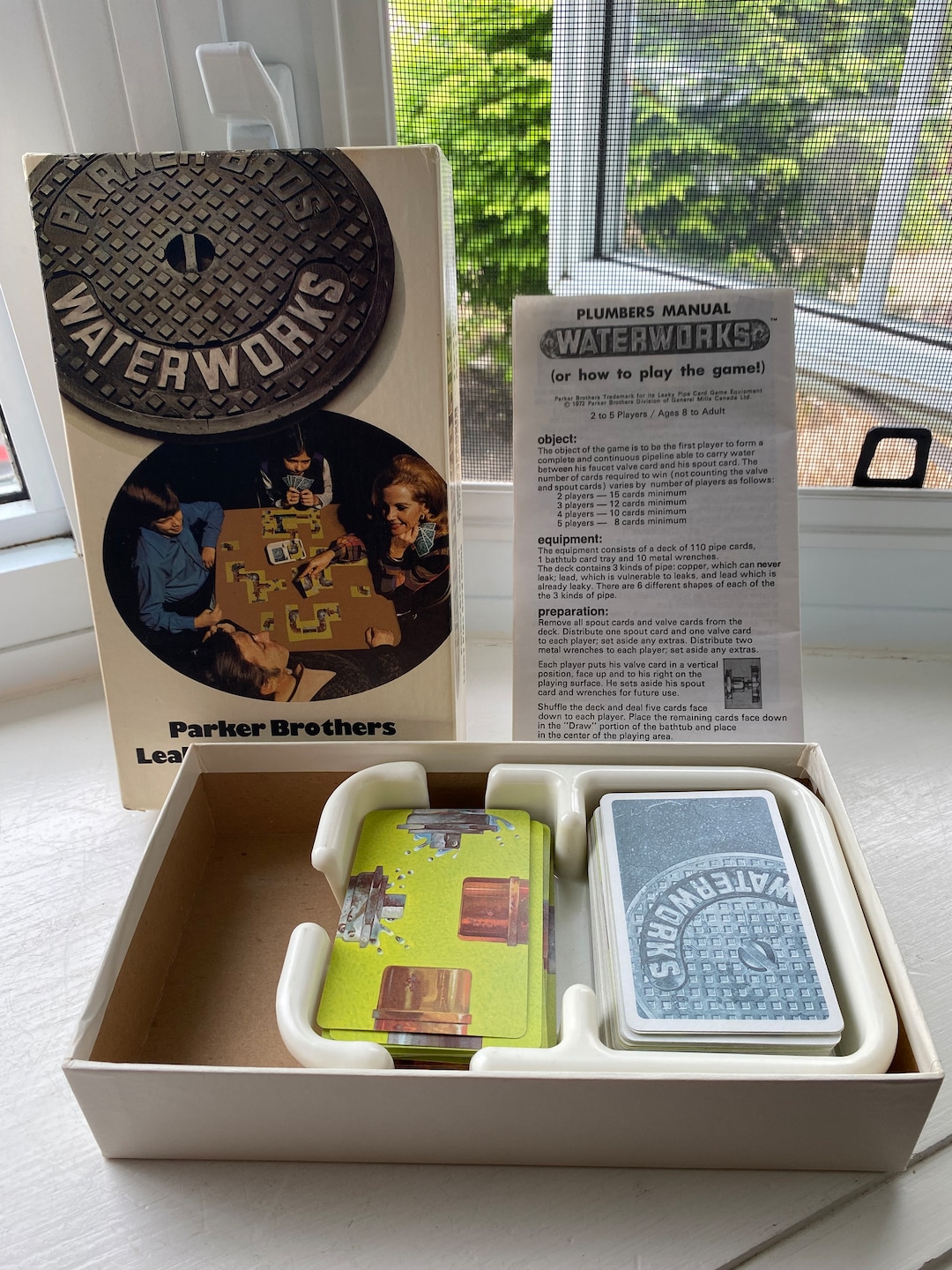 Vintage Waterworks Leaky Pipe Card Game, Parker Brothers - Etsy