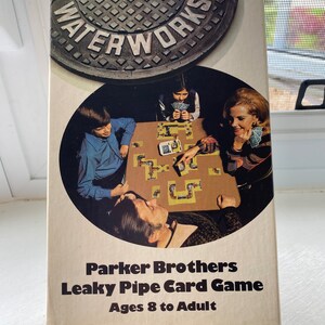 Vintage Waterworks Leaky Pipe Card Game, Parker Brothers - Etsy