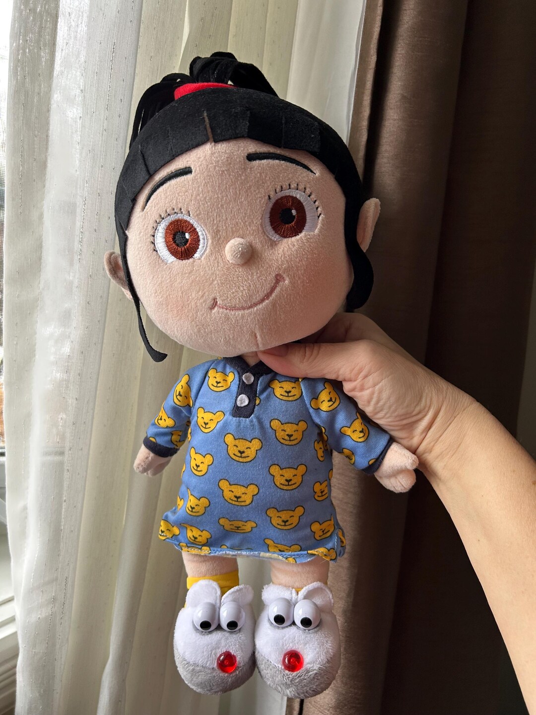 Despicable Me Talking Agnes Plush Doll, Bedtime Agnes Toy - Etsy