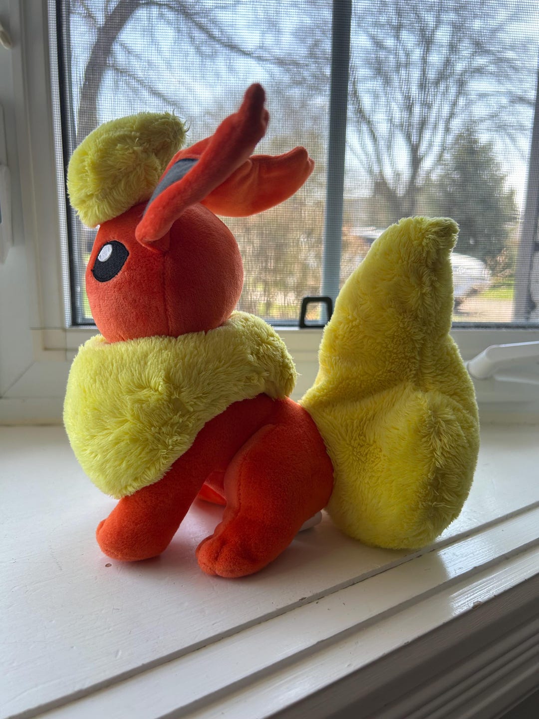Flareon Poke Plush Toy, Pokémon Flareon Stuffed Toy - Etsy
