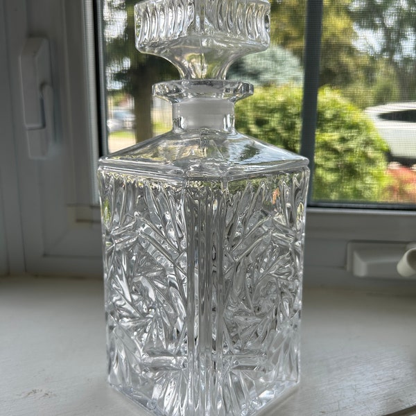 Square Decanter - Etsy