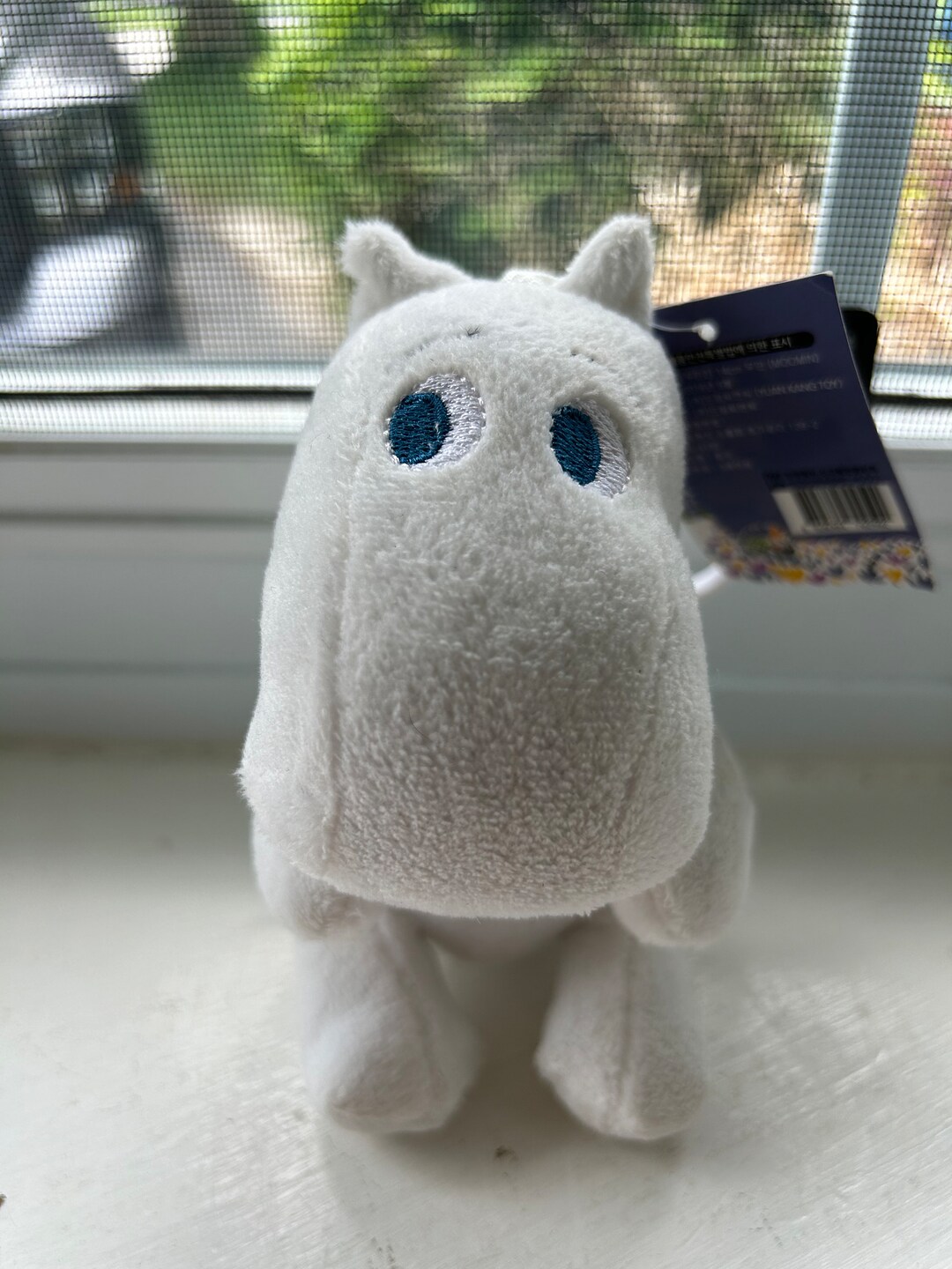 Plush Moomin With a Key Chain Attached, Original Tags - Etsy