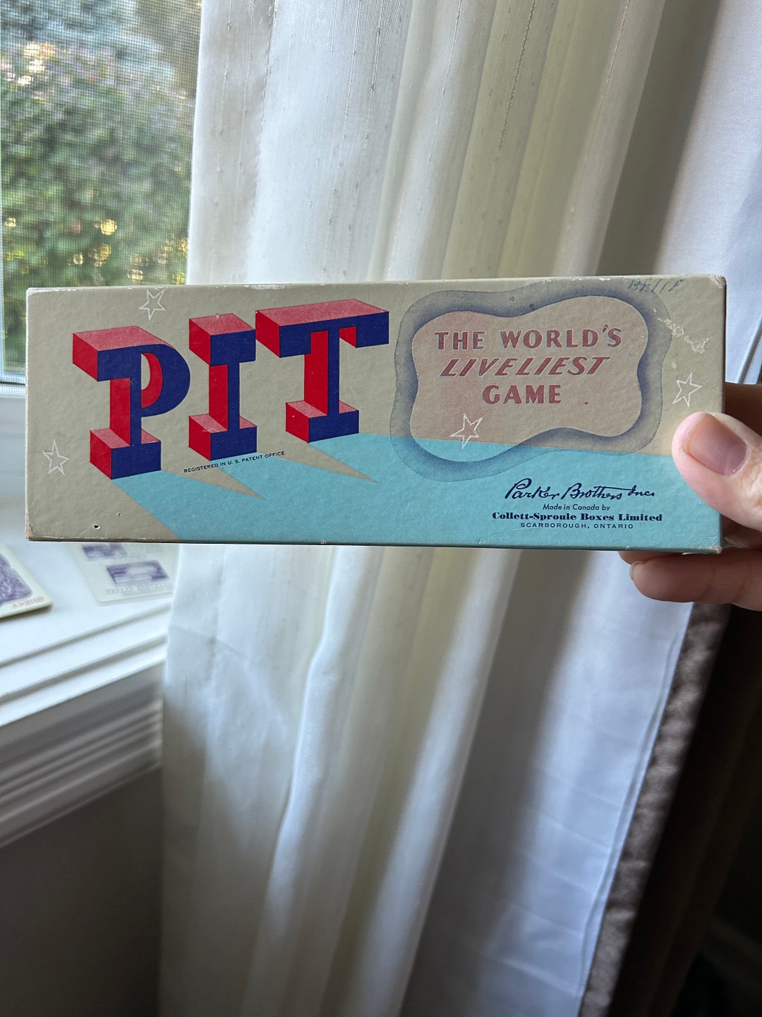 Vintage Pit Card Game, Parker Brothers Frenzied Trading Game, Pit Card ...