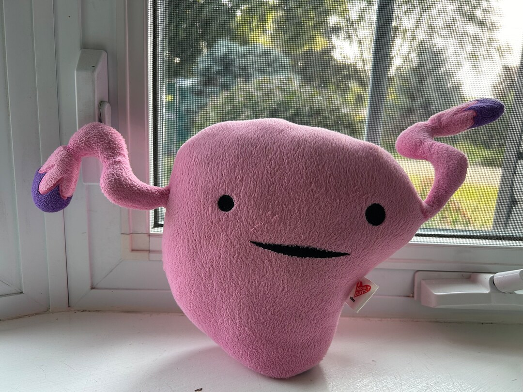 Uterus Shaped Plush, “get A Womb” I Heart Guts, Plush Stuffed Toy ...