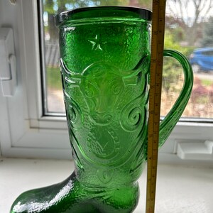 Vintage Cellini Italian Glass Cowboy Boot Beer Mug, Stein, Italy ...