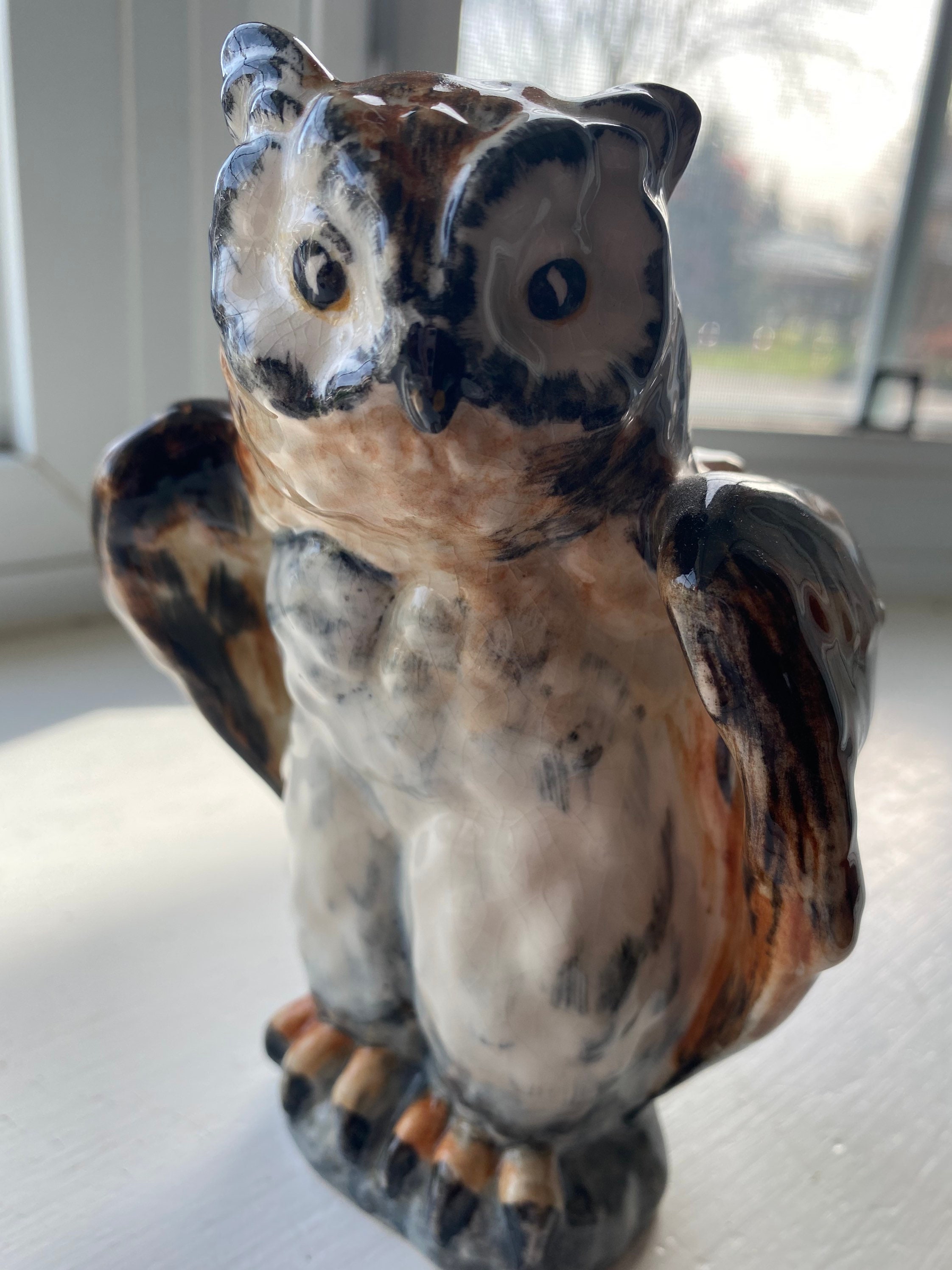 Vintage Goldscheider Ceramic Owl Made by Myott Son & Co - Etsy