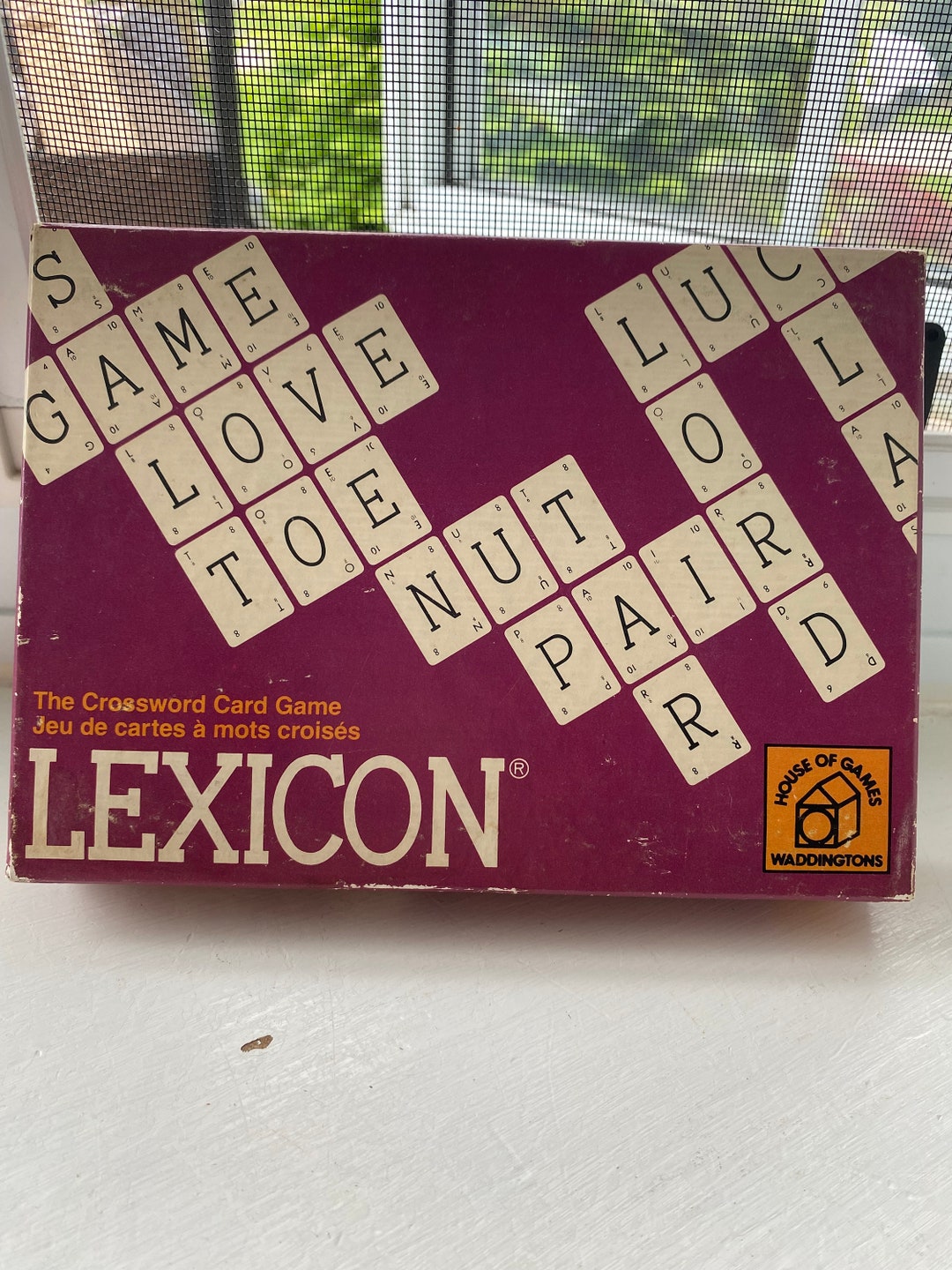 Vintage Lexicon Crossword Card Game House of Games 1974 - Etsy