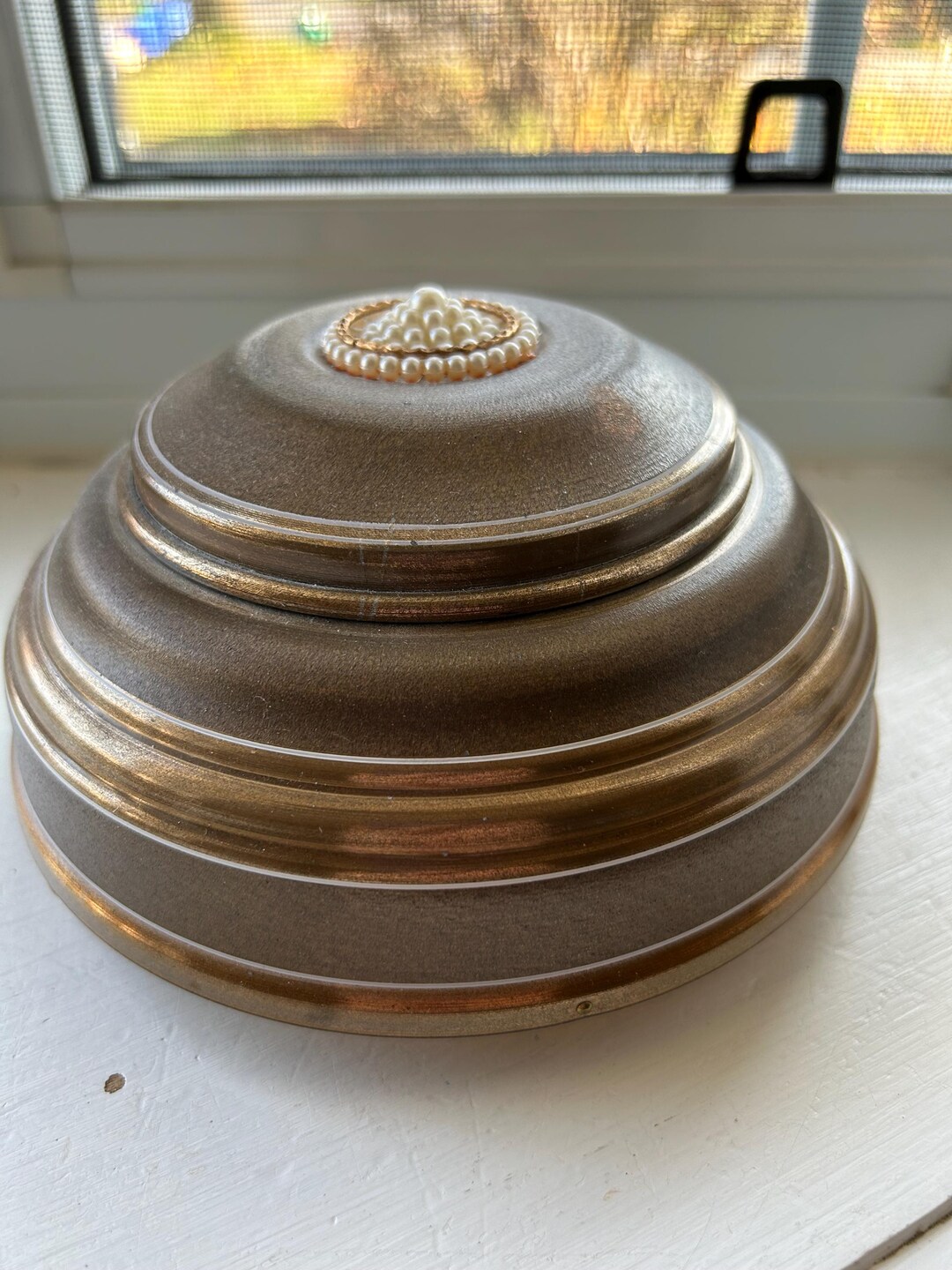 Vintage Powder Puff Aluminum Music Box, Musical Powder Box - Etsy