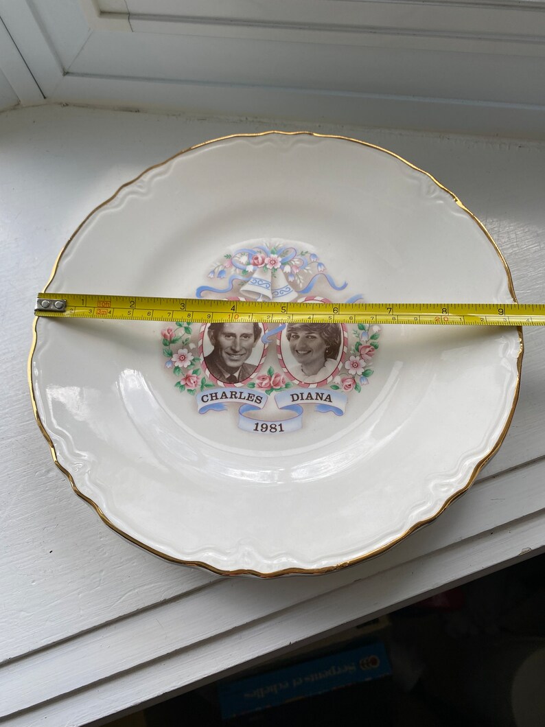 Vintage Commemorative Plate Celebrating the Royal Wedding of Prince ...