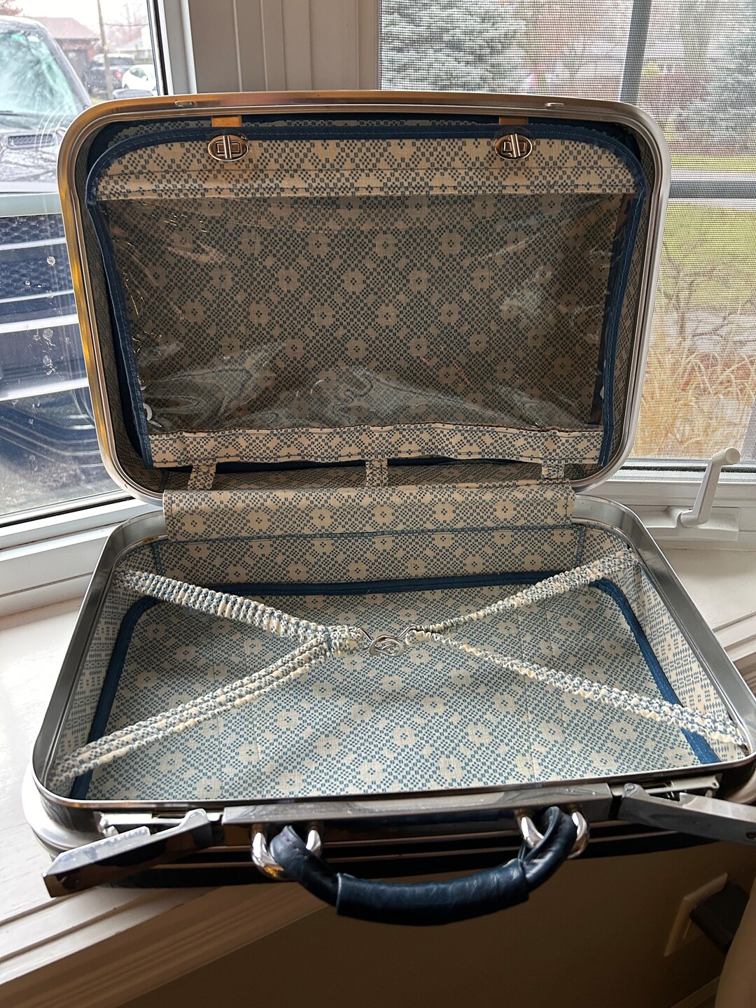 Vintage Collacutt Suitcase Toronto Tweed and Leather - Etsy