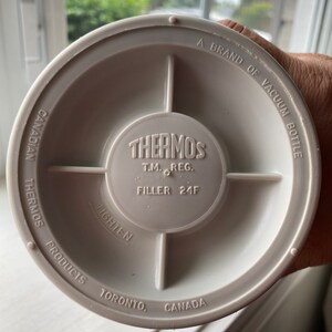Vintage Brown Plastic Tim Horton Thermos With Timbits, Canadian Thermos ...