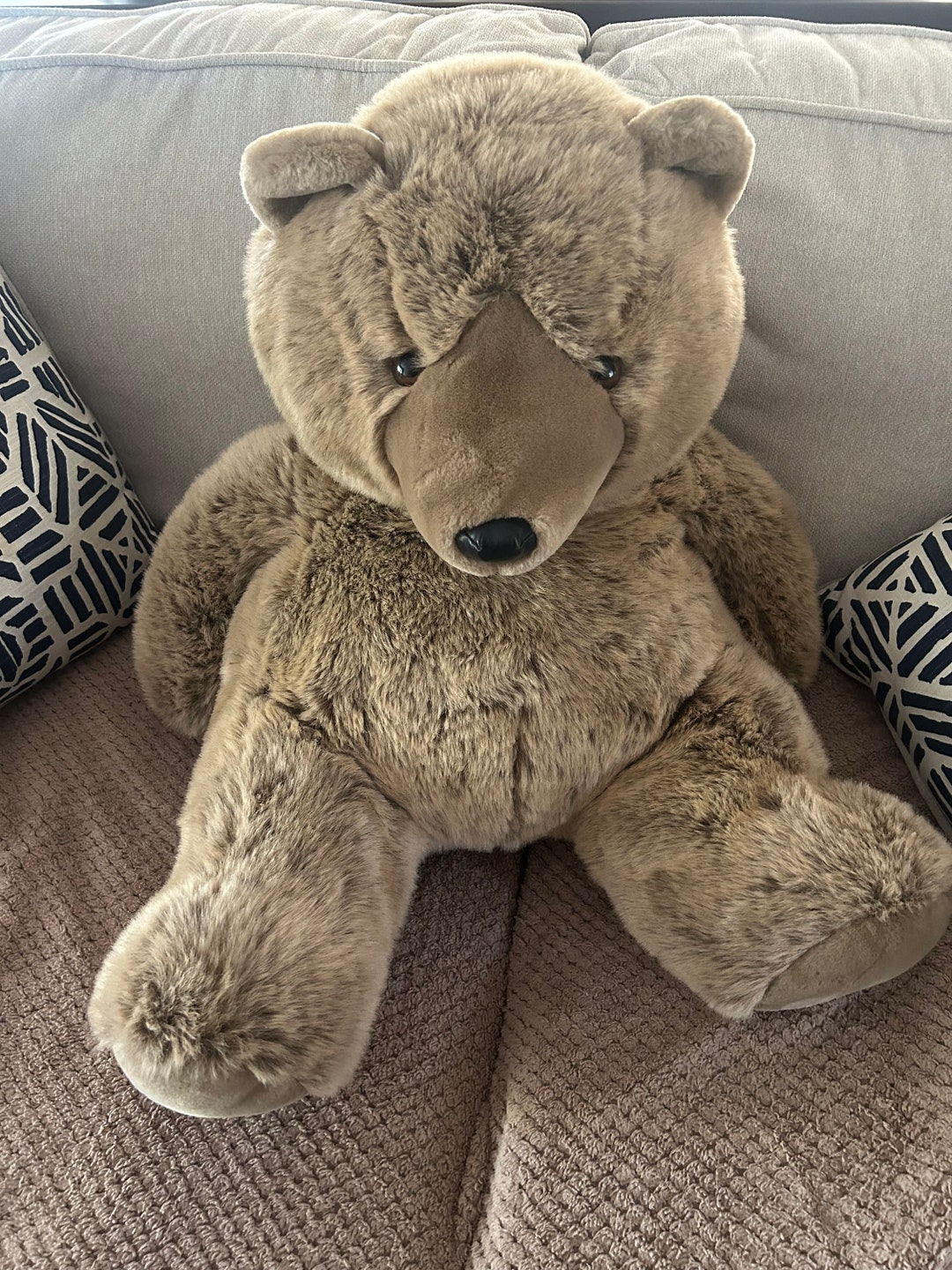 Vintage 24k Polar Puff Bear, Large Teddy Bear, #5574, Plush Toy, Made ...