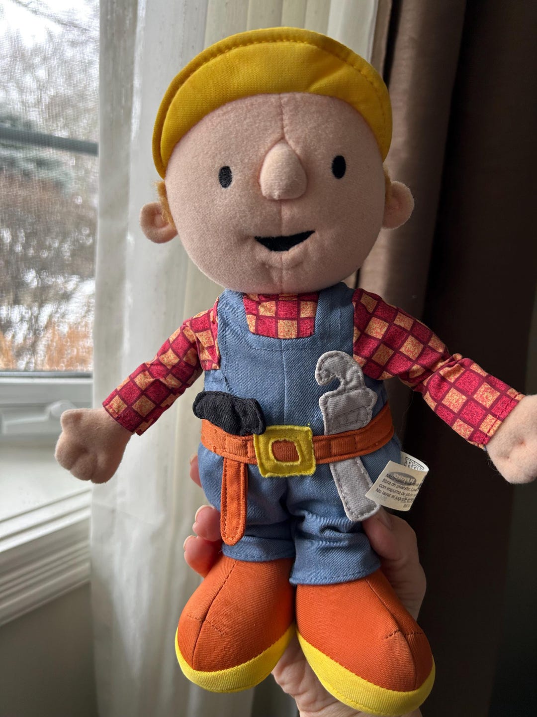 2002 Bob the Builder Plush Toy, Hasbro Playskool - Etsy