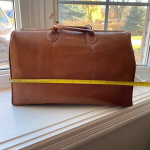 Vintage Brown Leather Doctors Bag, House Calls Bag, Physician Bag ...