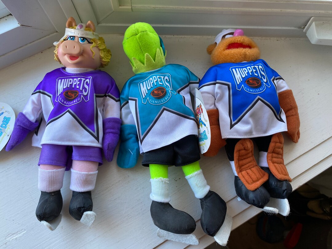 Vintage 1995 Muppets NHL Mcdonalds Hockey Plush Toys Kermit - Etsy