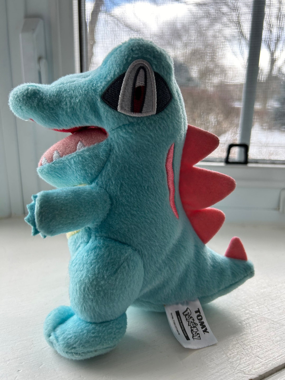 Tomy Pokemon TOTODILE 7 Plush Plushie, Teal Blue Crocodile Stuffed Toy ...