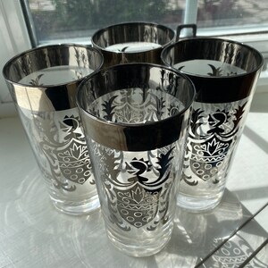 Vintage Silver Fade Kimiko - Retro Water Tumbler - Set of 4 Vintage ...