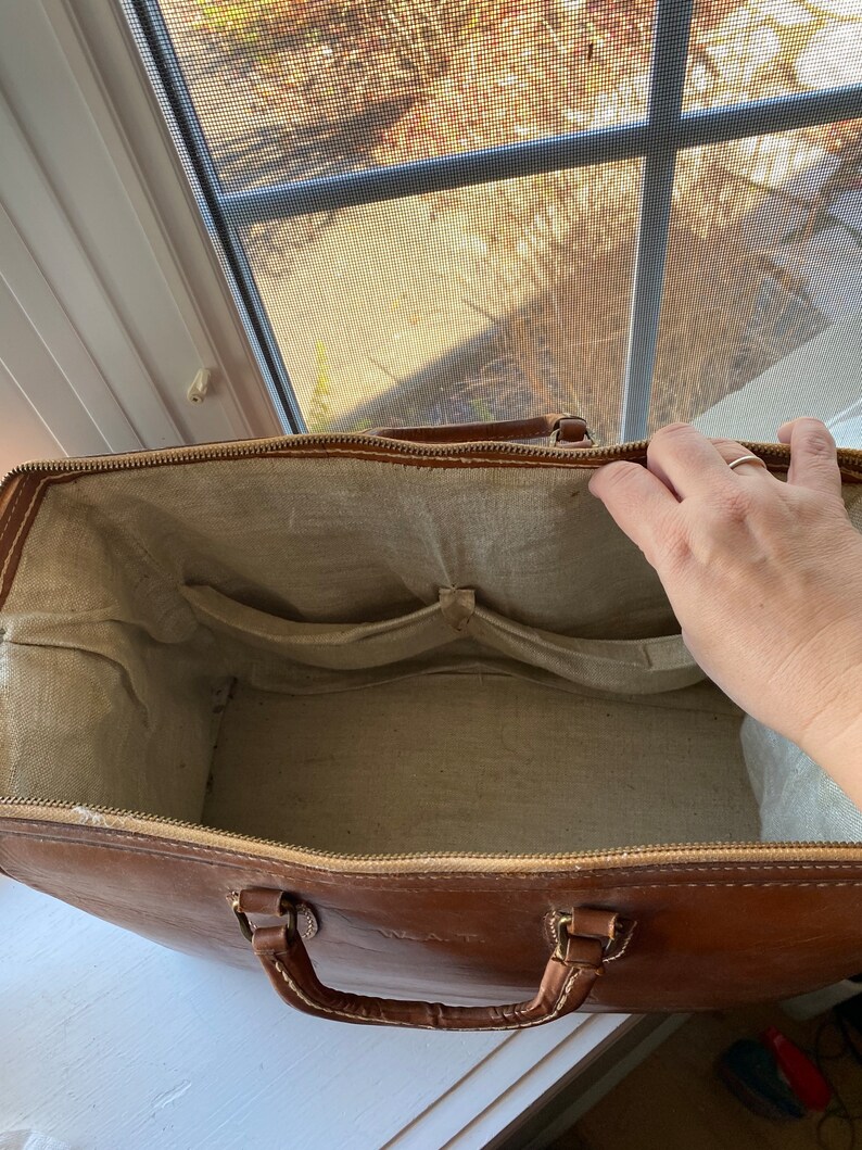 Vintage Brown Leather Doctors Bag House Calls Bag Physician - Etsy