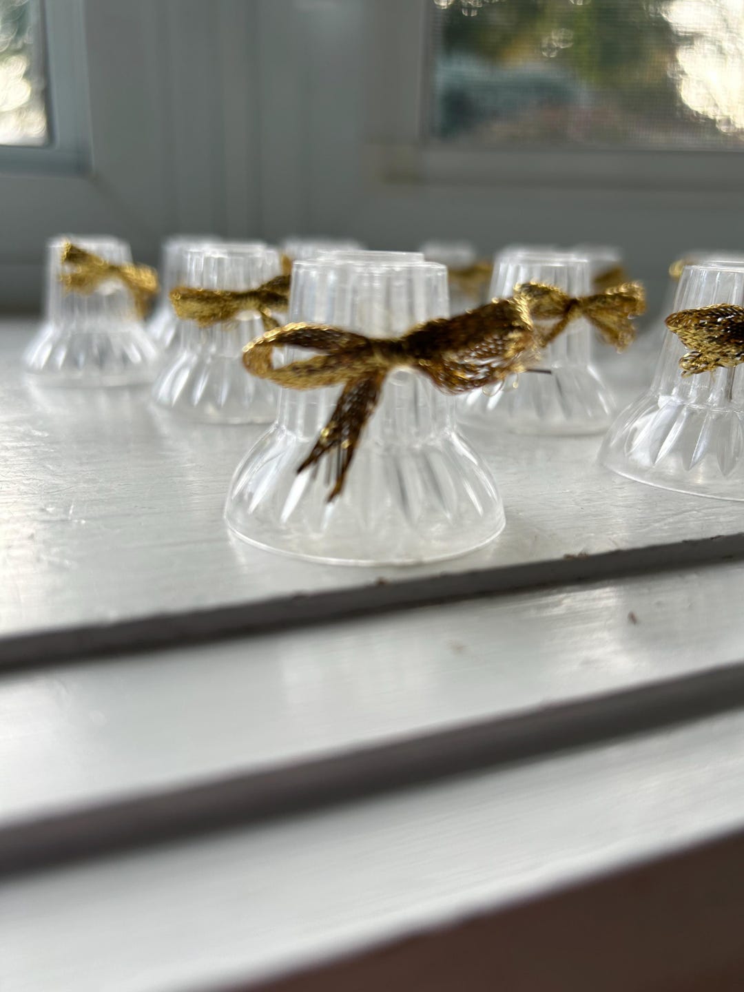 Vintage Bell Shaped Light Covers, Christmas Mini Light Reflectors, Set ...