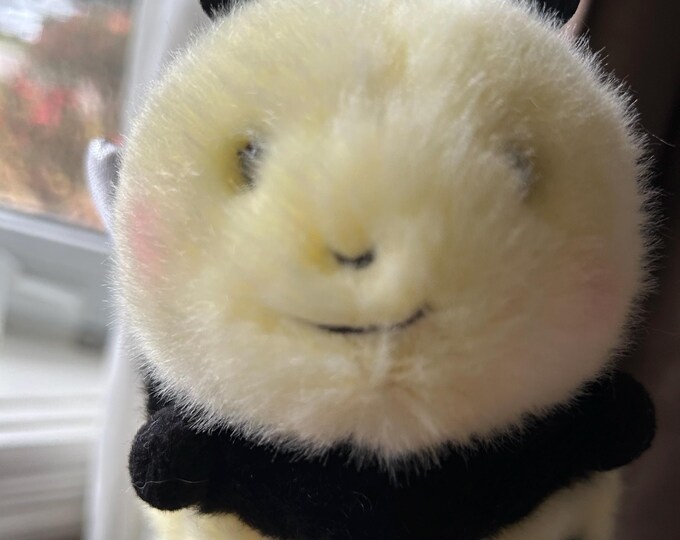 Plush Stuffed Bumblebee, Fuzzy Soft Bee, BEE Happy Stuffed Toy - Etsy