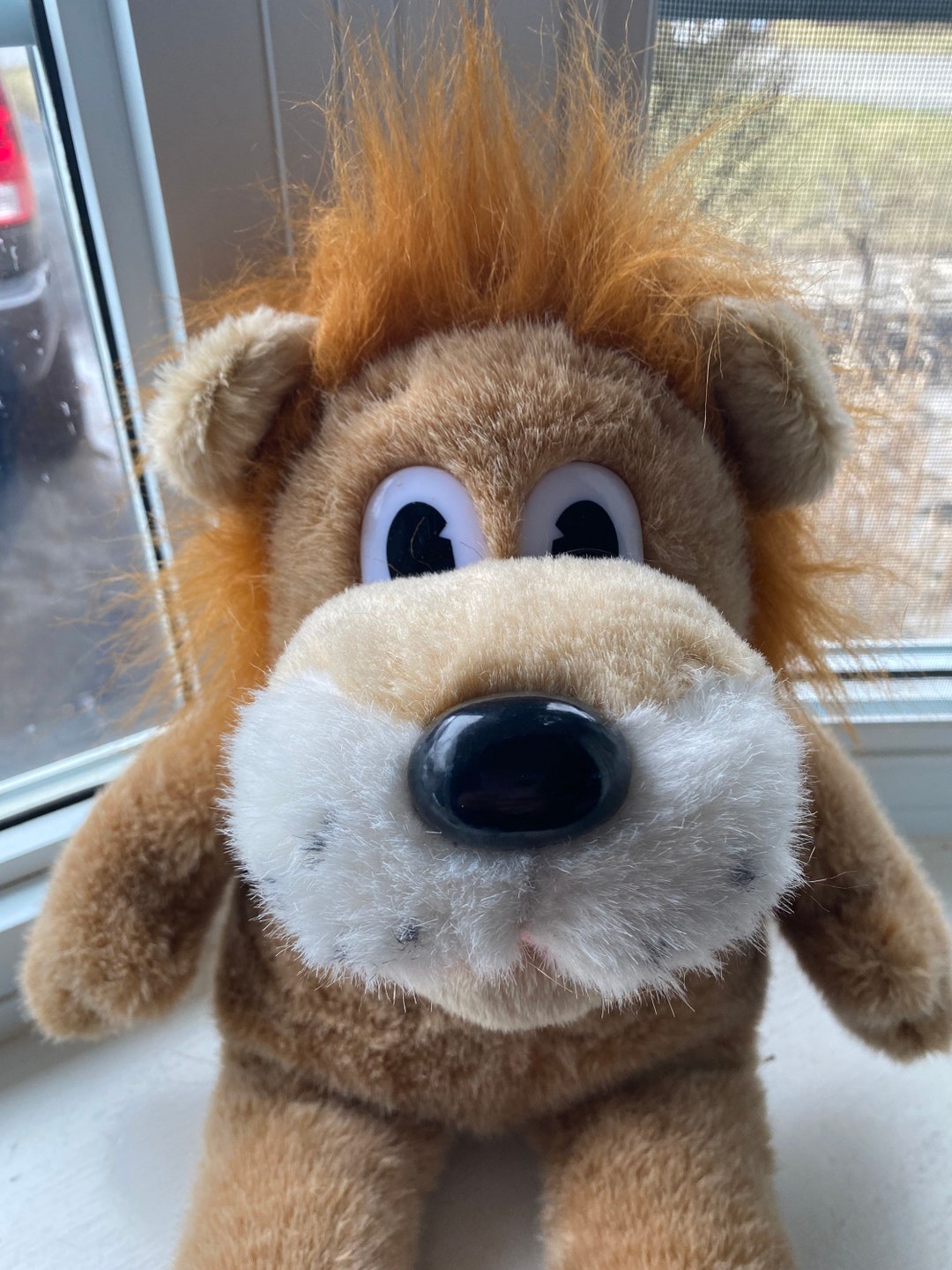 Vintage Ganz 17” Roary the Lion Plush, Stuffed Lion - Etsy