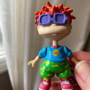 Rugrats Chuckie Finster Keychain, 1997 Viacom, Nickelodeon, Rugrats ...