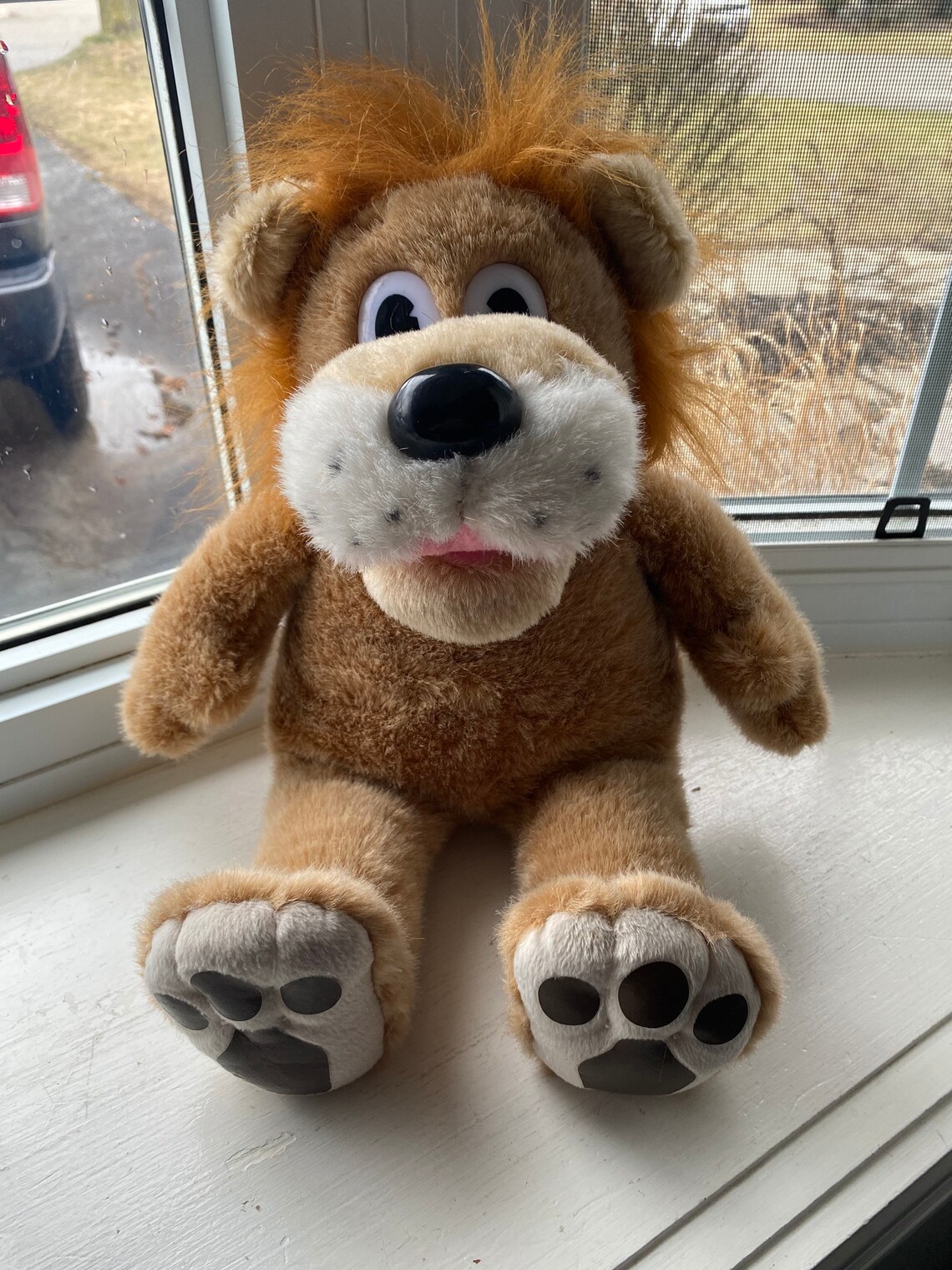 Vintage Ganz 17” Roary the Lion Plush, Stuffed Lion - Etsy