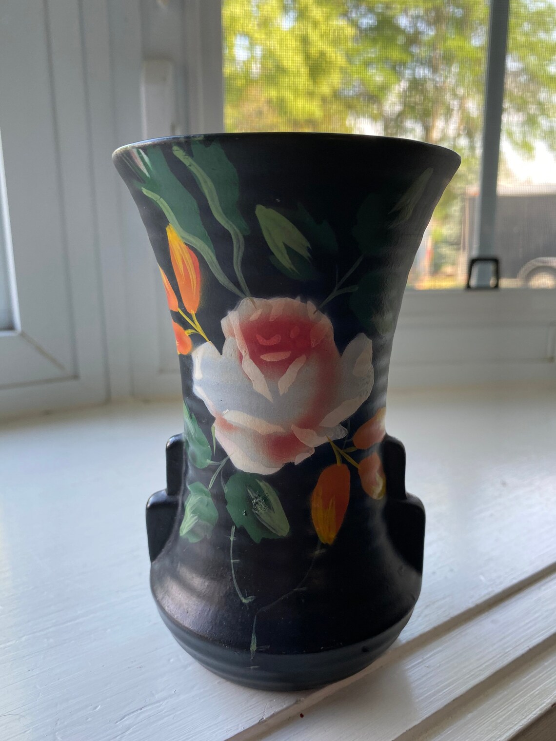 Vintage Brentleigh Ware Salford England Pottery Vase With - Etsy