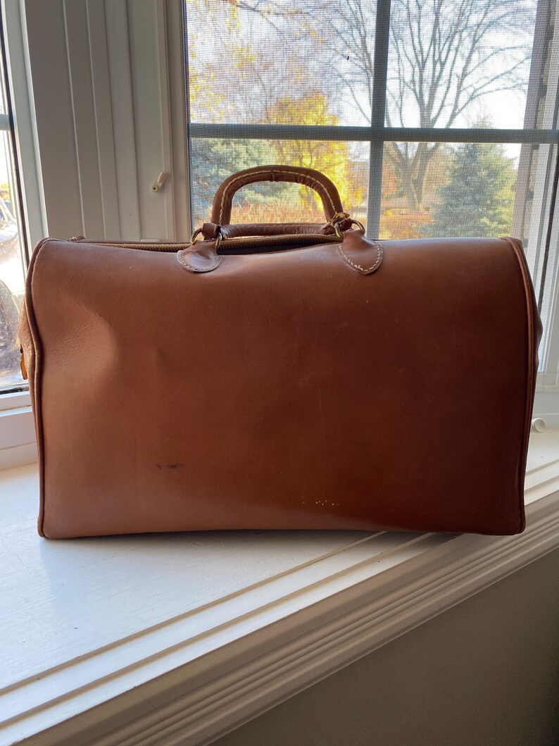 Vintage Brown Leather Doctors Bag House Calls Bag Physician - Etsy