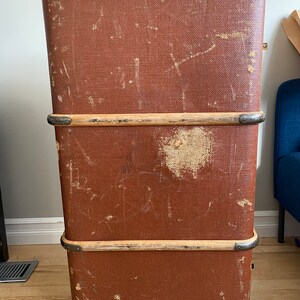 Harry Potter Trunk, Vintage Cheney Wooden Steamer Trunk, Cheney ...