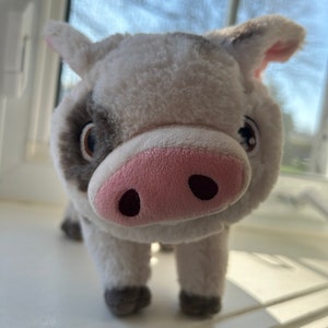 Disney Moana Pua Pig Plush Toy, Disney Store Stuffed Pig From Moana - Etsy