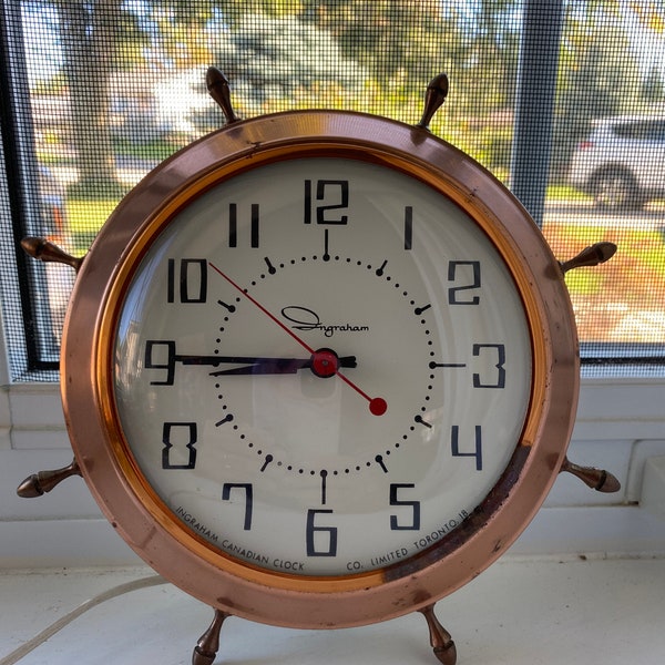 Copper Clock - Etsy
