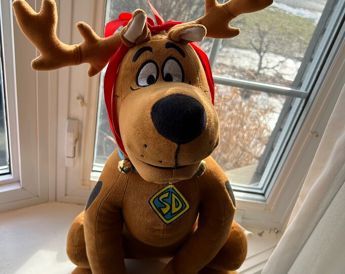Scooby Doo Reindeer Holiday Greeter, Porch Greeter, 21” Tall, Christmas ...