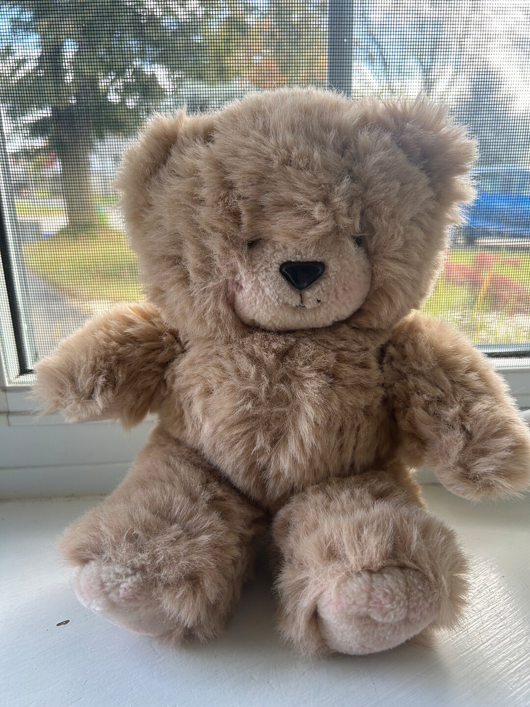 Vintage 24k Polar Puff Brad Bear Plush Toy - Etsy