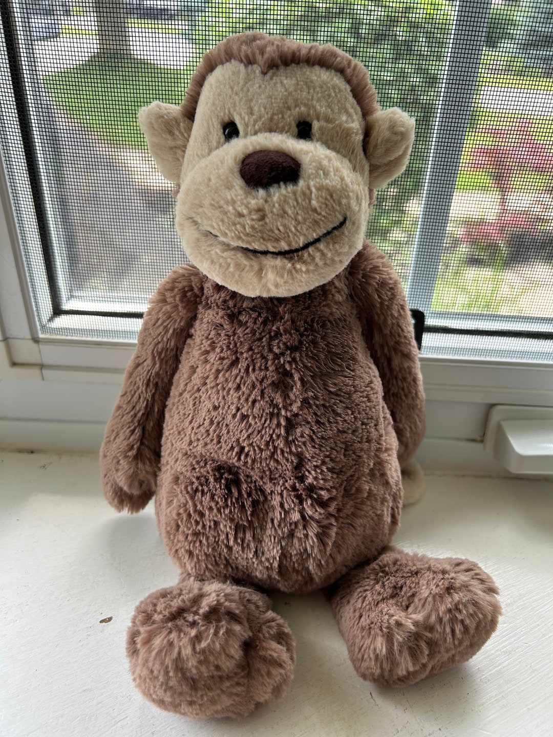 Jellycat Brown Bashful Monkey Plush Stuffed Animal, Medium, 12 Inches ...