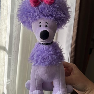 Cleo the Purple Poodle Plush Toy, Clifford the Big Red Dog’s Friend ...