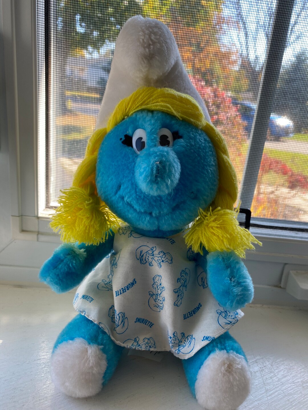 Vintage 1981 Smurfette From the Smurfs Plush Toy Doll, Peyo Smurf - Etsy