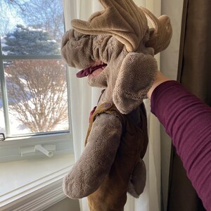 Vintage WRINKLES Plush Puppet MOOSE, Moogy, Ganzbros Toys, 1982 - Etsy